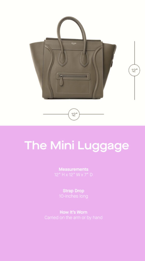 The Size Guide: Celine Luggage and Phantom Celine Luggage and Phantom ...