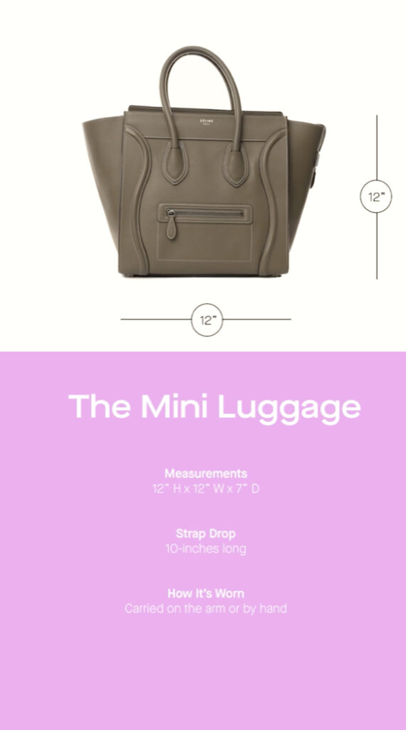 The Size Guide: Celine Luggage and Phantom Celine Luggage and Phantom ...